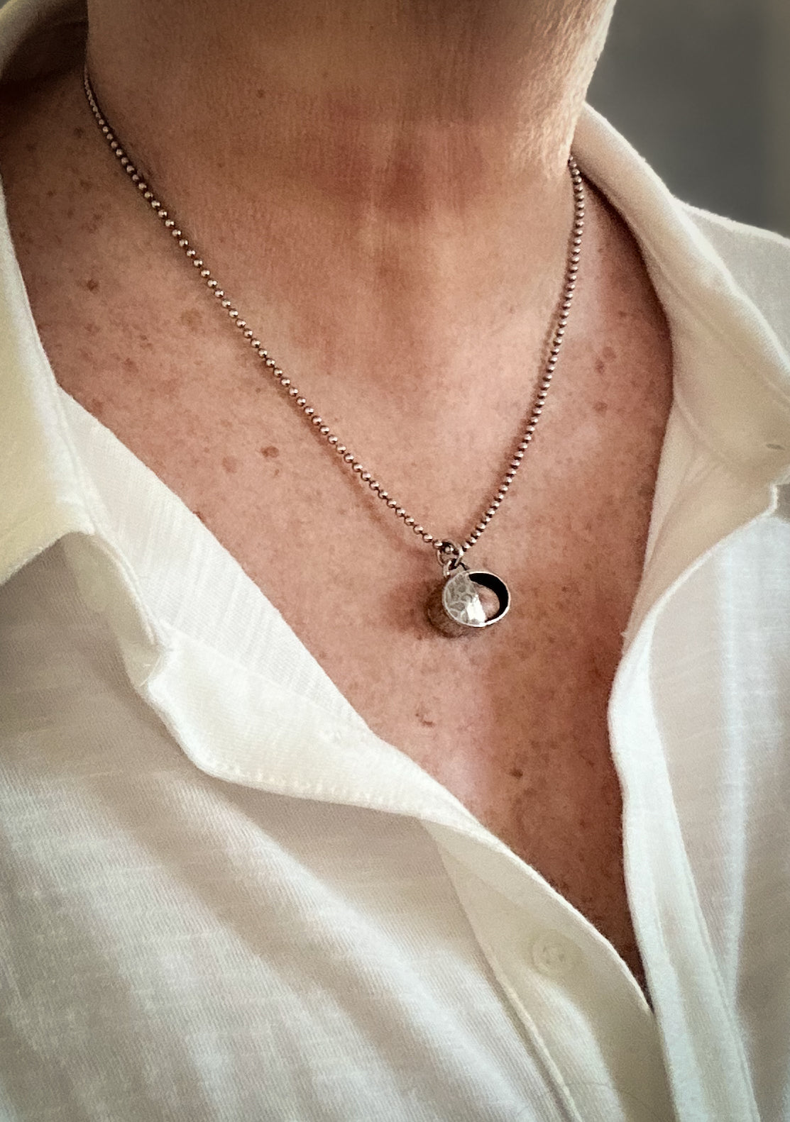 Mini Cage Stone Pendant– LjBjewelry