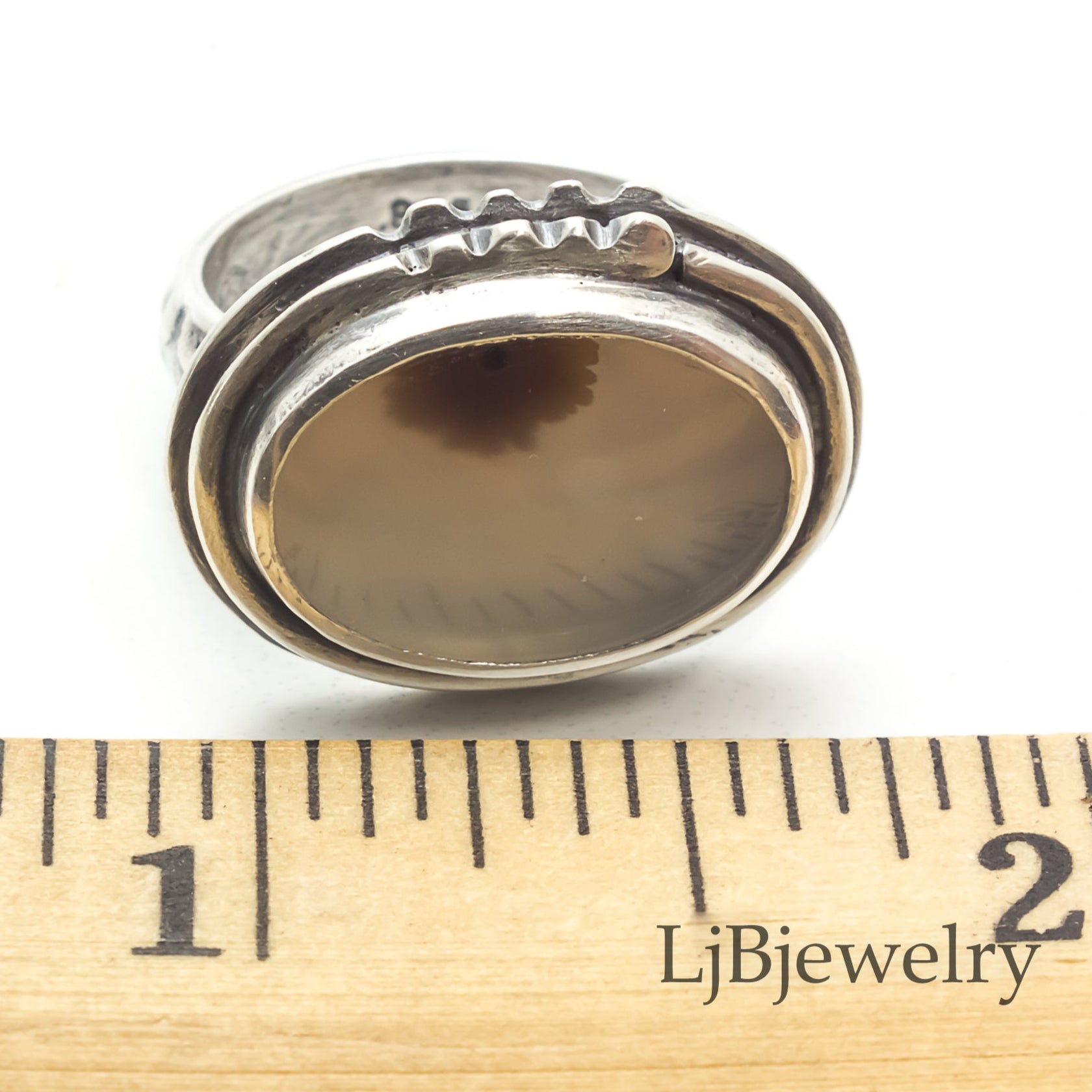 Sterling Silver Agate Ring– LjBjewelry